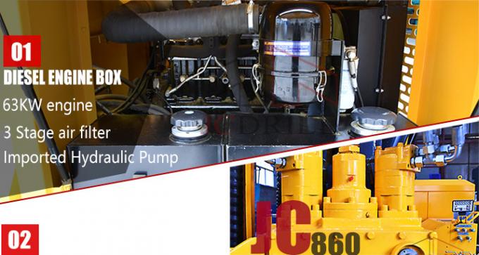 40m drehen startende Bohrmaschine-große Rotation den zwei Bewegungsdrehkopf